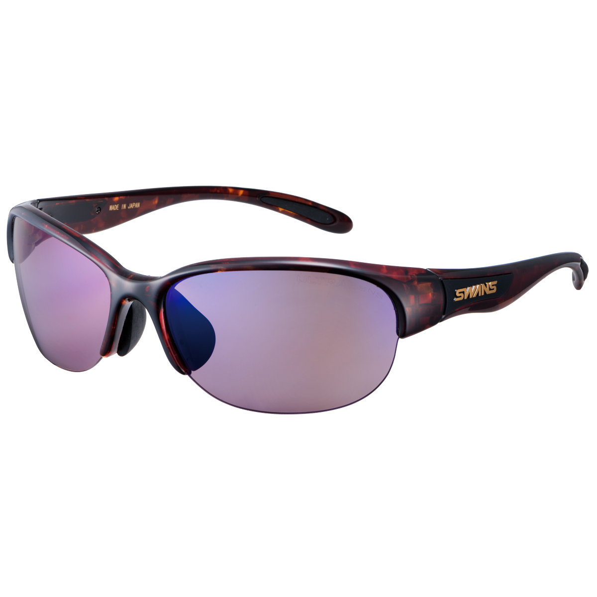 SWANS LUNA LN-0170 DMBR Polarized ULTRA Rose smoke